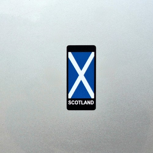 Scotland Scottish Biker Motorbike Number Plate Vinyl Sticker Decal ...