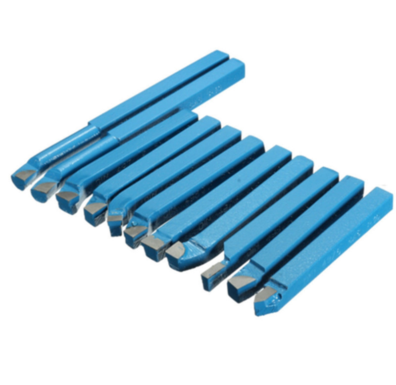 11PCS 2/5'' 1/2'' CARBIDE TIP TIPPED CUTTER TOOL BIT CUTTING METAL ...