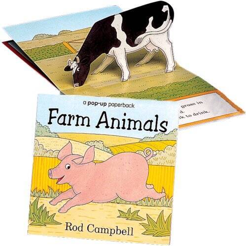 Farm Animals: a pop-up paperback - Paperback By Rod Campbell - GOOD ...