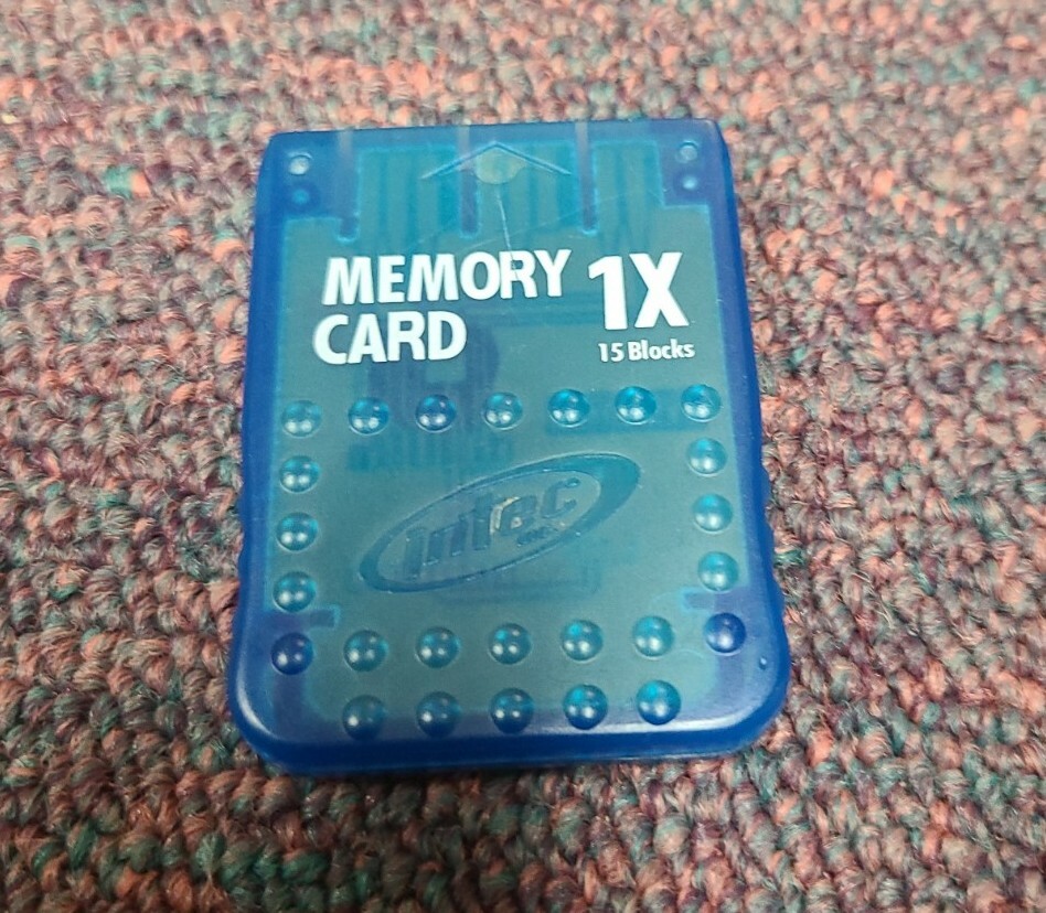 PS1 Playstation 1 PSOne 15 Blocks Memory Card Intec | eBay