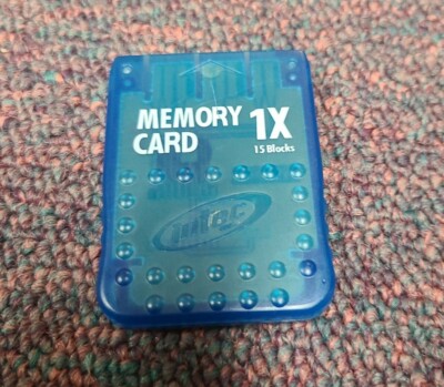 PS1 Playstation 1 PSOne 15 Blocks Memory Card Intec | eBay