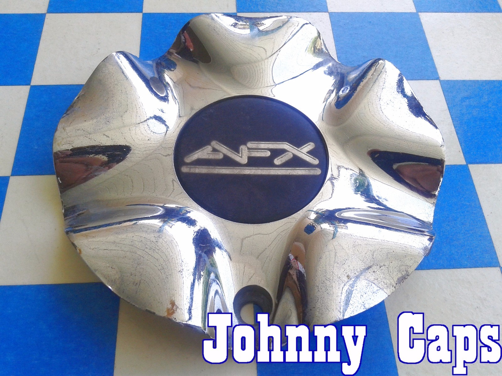 AFX Wheels [31] Chrome Center Caps # 10510 Custom Wheel Center Cap (1 ...