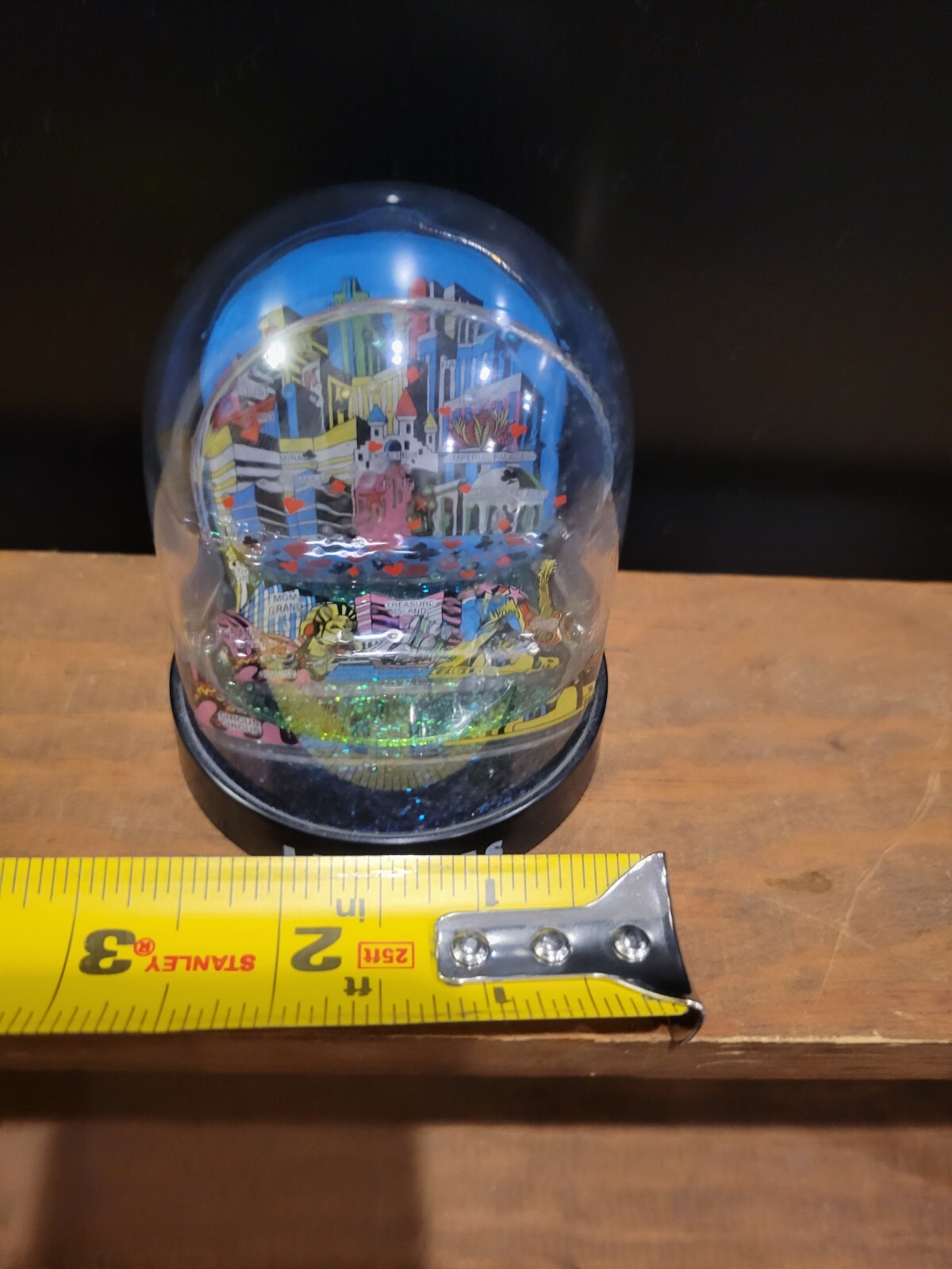Vintage Las Vegas Plastic Snowglobe Water Dome Dice In Bag #30 | eBay