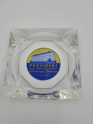Provident Life And Accident Insurance Co. Ashtray 3.5" | eBay