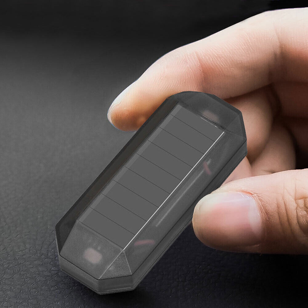Car Solar Light Solar-Powered LED Anti-Theft Warning Light For Car ...