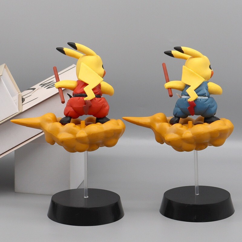 Anime Pet Elfin Pika Cosplay Dragon Ball Red Cute 19cm Figure Statue ...