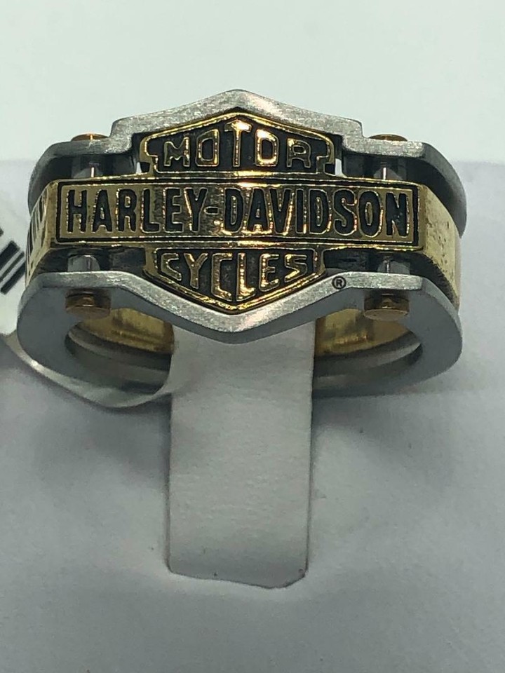 Harley-Davidson® & Mod Jewelry® Men's Brass and Stainless Ring 95 ...