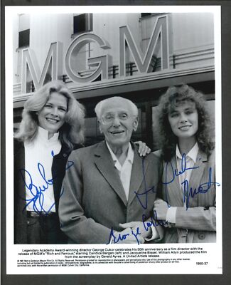 George Cukor, Candice Bergen & Jacqueline Bisset - Signed Autograph ...