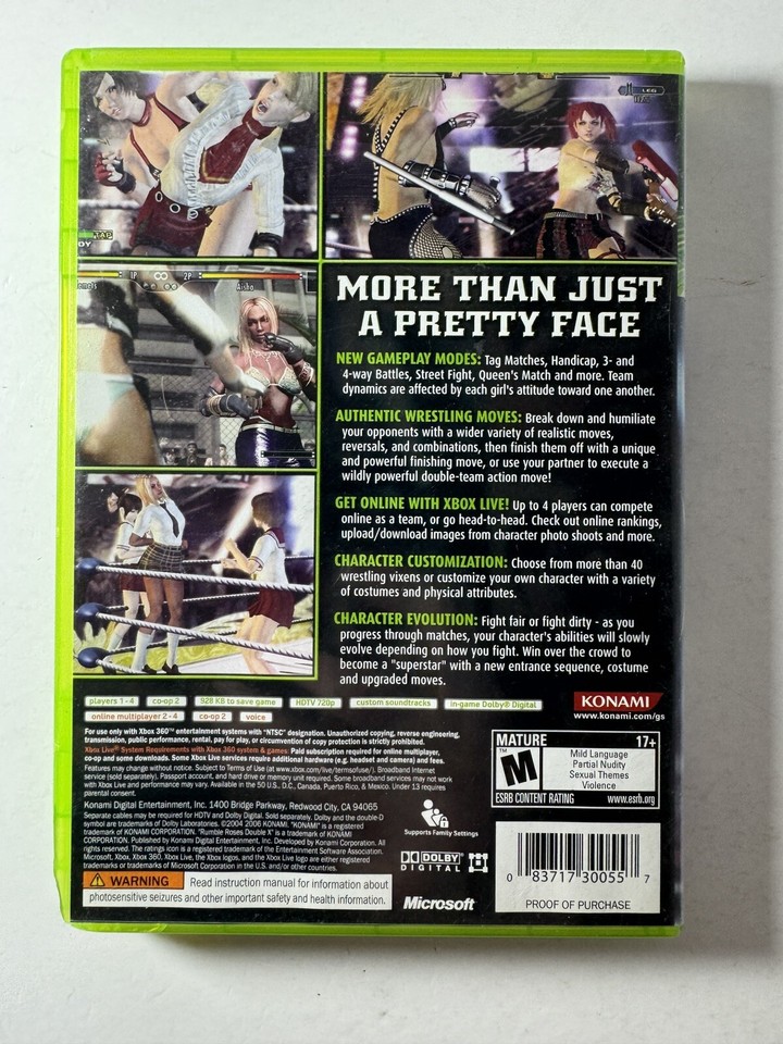 Rumble Roses XX Xbox 360 CIB 83717300557 | eBay