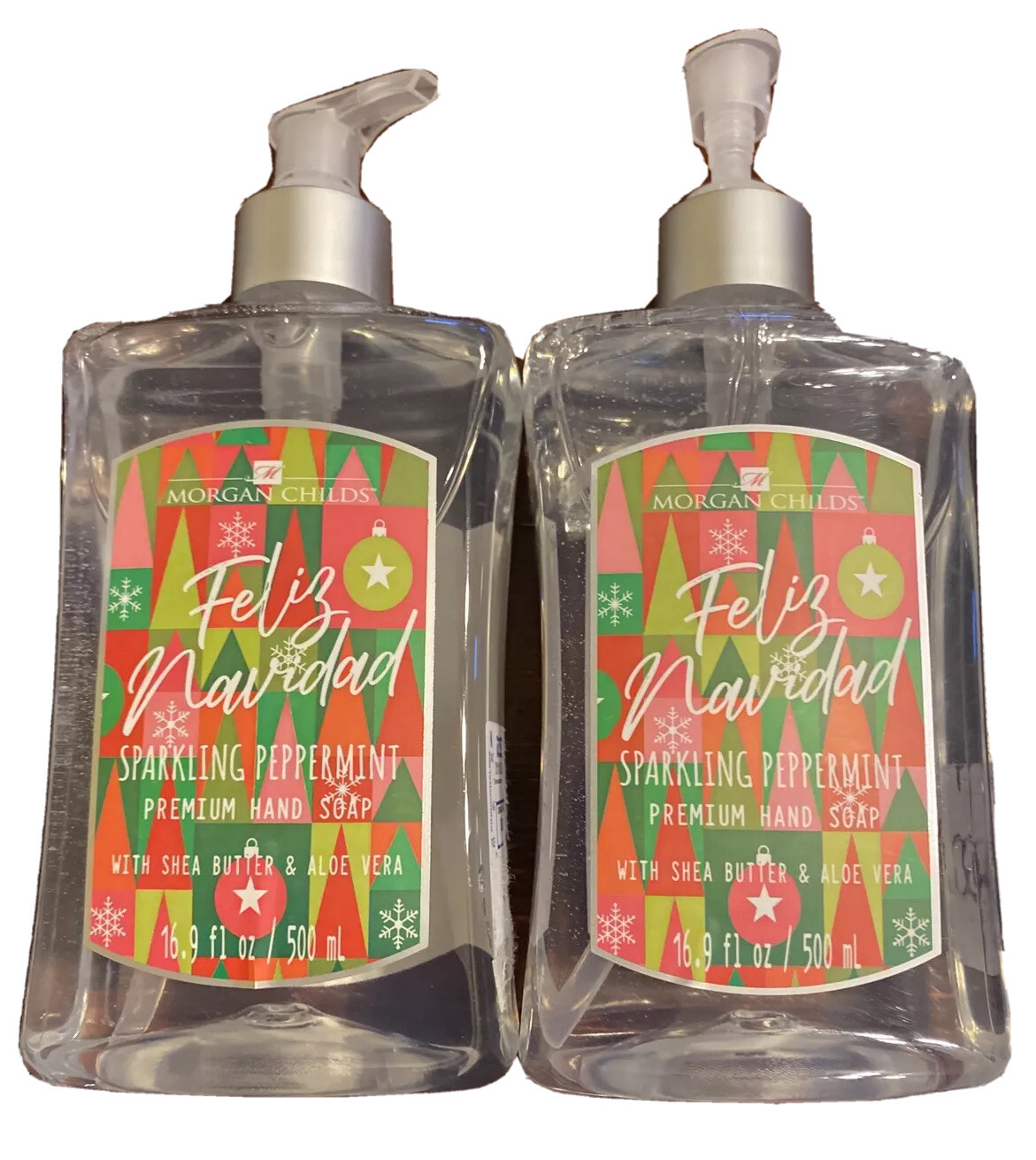 Morgan Childs Hand Soap SheaButter Aloe Vera Sparkling Peppermint 16oz ...