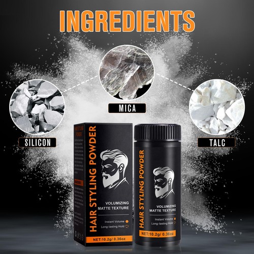 Mens Hair Powder Hair Texture Powder Styling Powder Texturing Powder ...