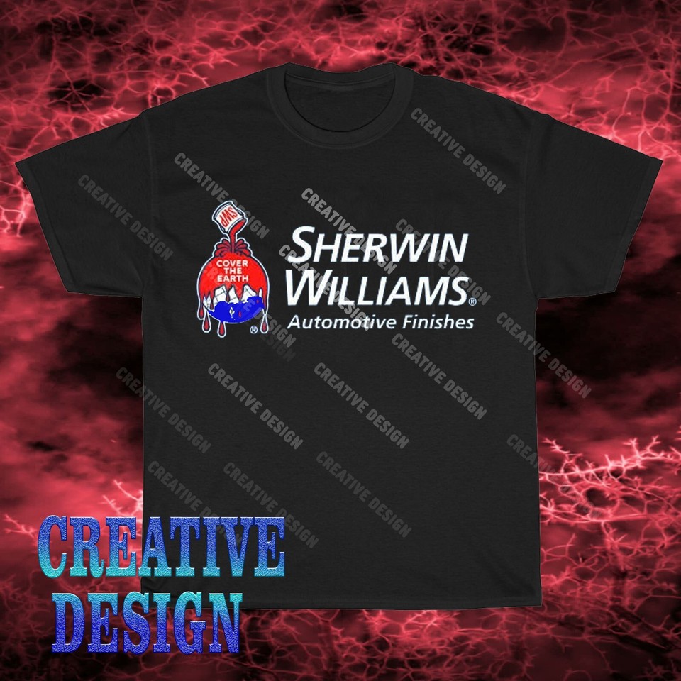 Sherwin-Williams Automotive Finishes Logo Men's T-Shirt Funny Size S to ...