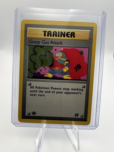 Pokemon 1st Ed. Team Rocket Set COMMON Goop Gas Attack 78/82 - Near ...