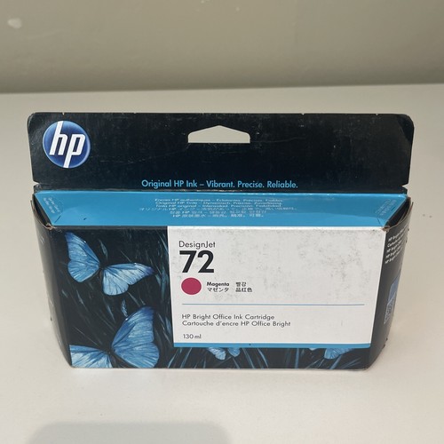 Genuine HP 72 Magenta Ink Cartridge C9372A, DesignJet 130ml | eBay