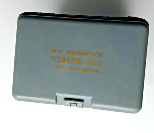 K P Morrit Intrepid Elite Fishing Reel & Original Box, Vintage Age ...