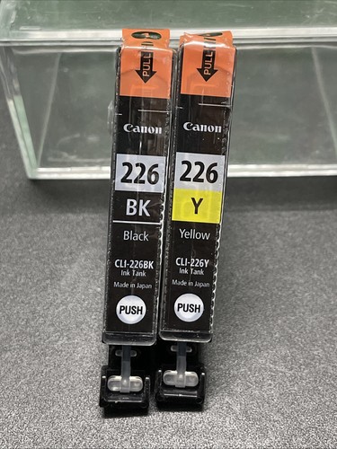 Canon 226 Ink Cartridges Lot Yellow/Black | eBay