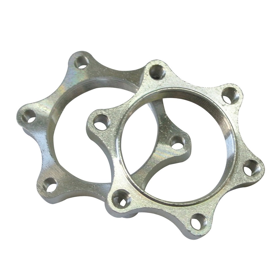 Bicycle Freewheel Threaded Hubs Disk Disc Brake Rotor 6 Bolt Flange ...