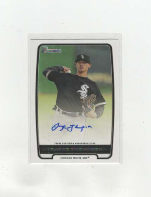 2012 Bowman Prospect Autograph Trayce Thompson #BPA-TT Auto Chicago ...