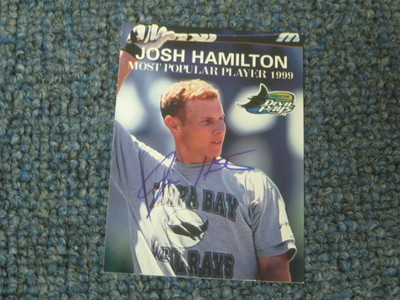 Josh Hamilton Autographed Trading Baseball Card 5 | eBay