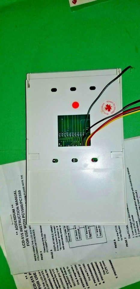 DSC LCD515 Classic Series Alarm Keypad for PC1500 & PC1550 Alpha NEW ...