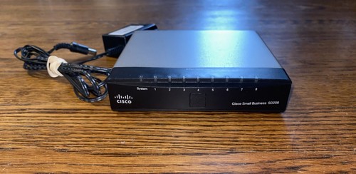 Cisco SD208 v1.2 8-Port 10/100 Network Switch With AC Adapter Tested ...