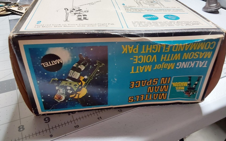 1969 Mattel Boxed Unused Talking Major Matt Mason | eBay