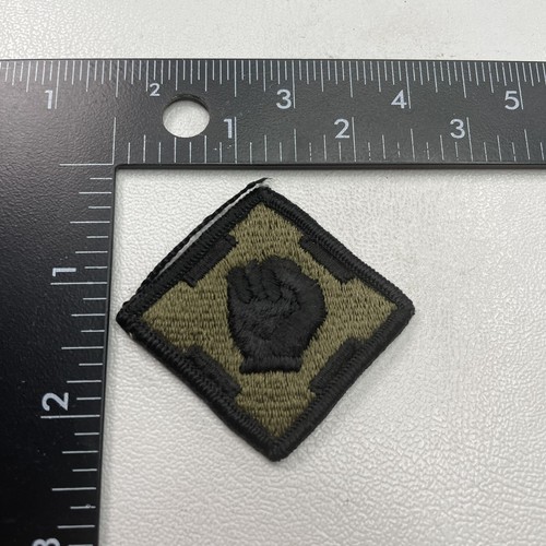 Black On Green FIST Patch 23AI | eBay