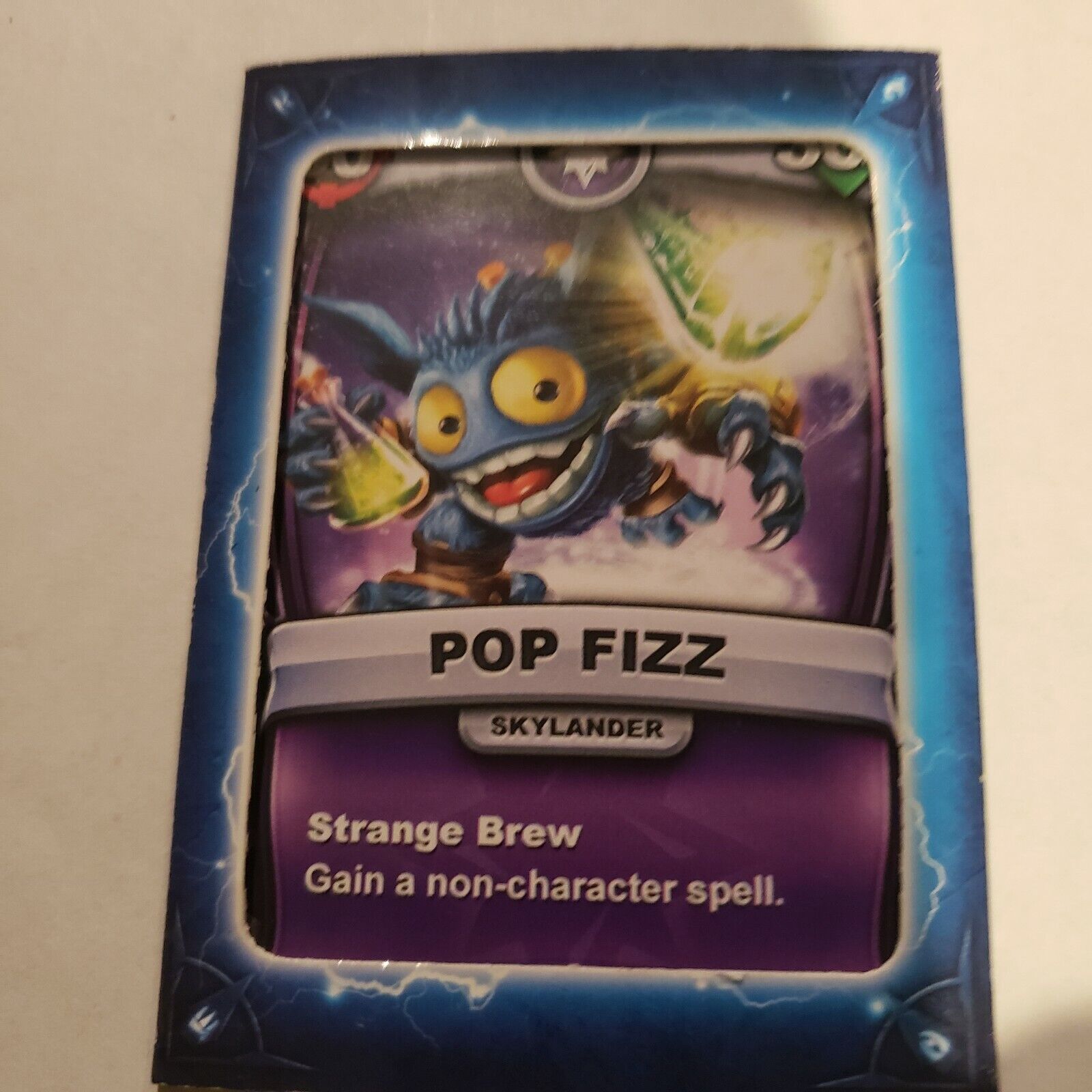 SKYLANDERS BATTLECAST CHARACTER CARDS, POP FIZZ #50 SKYLANDER CARD, NEW ...