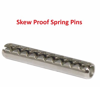 Spring Tension Pins Split Dowel Stainless Sellock Roll M3 (3MM) X 25MM ...