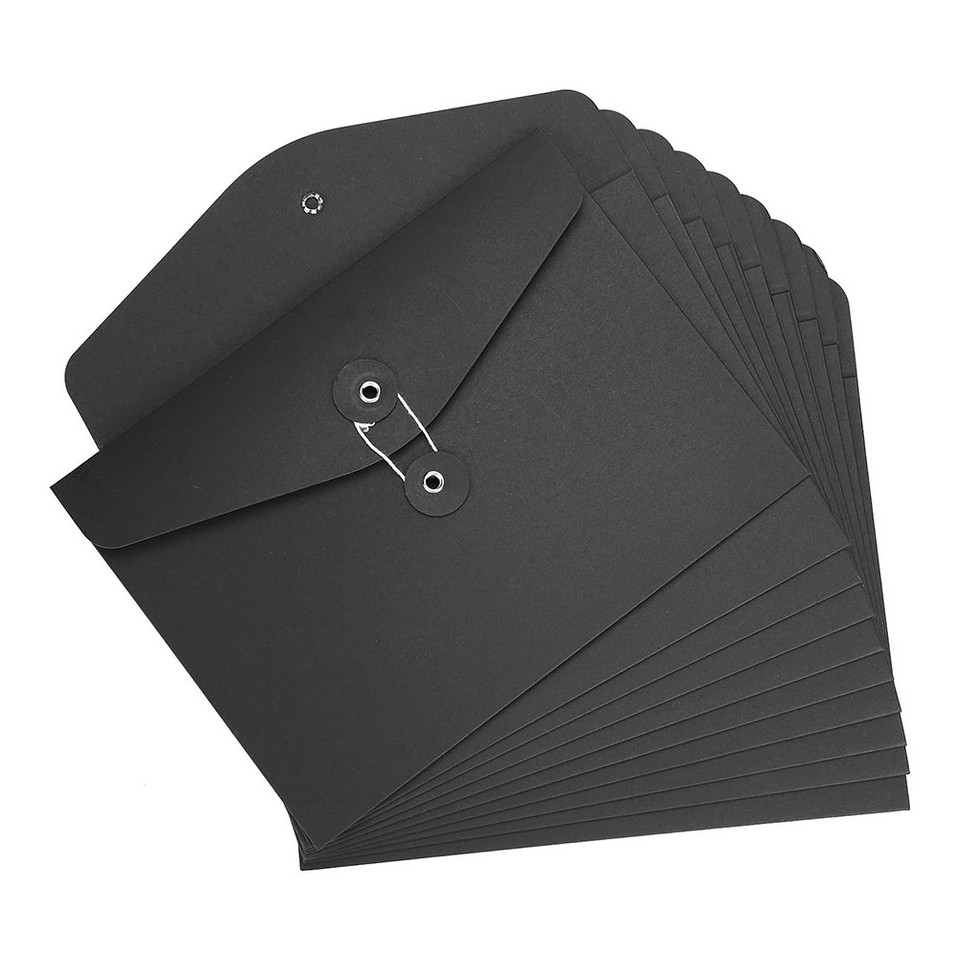 10Pcs String Envelope File Folders A5 Letter Size Document ...