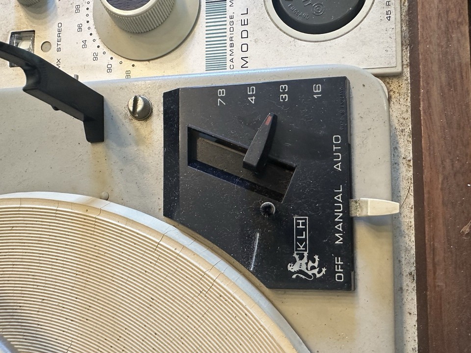 VNT KLH Model Twenty 20 Stereo Turntable Receiver 45 Rpm Record Player ...