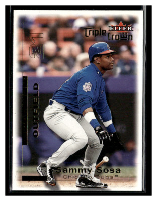 2001 Fleer Triple Crown #57 Sammy Sosa | eBay