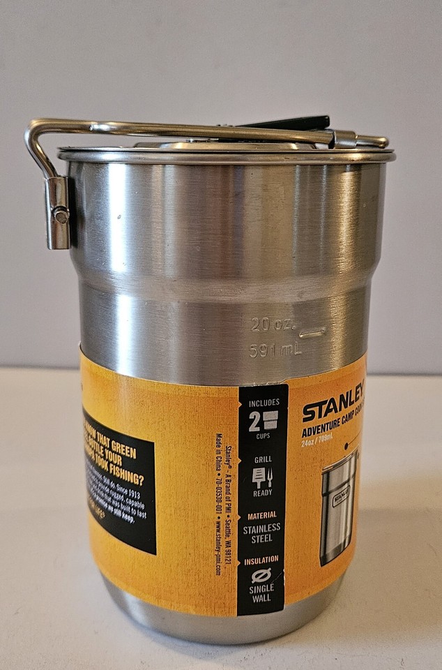 Stanley Stainless Steel Cooker & Nesting Cups Cookset. Outdoors Camping ...