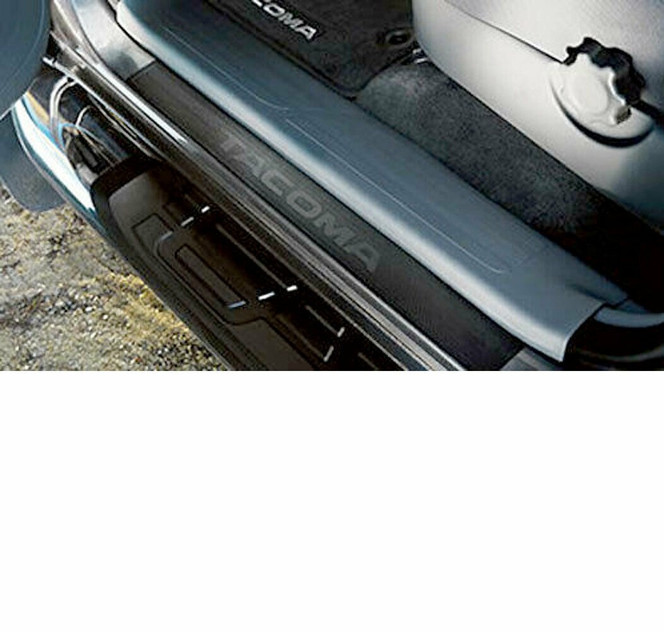SILL PROTECTOR TACOMA 2005-2015 DOUBLE CAB DOOR OEM 4 PIECES GENUINE ...
