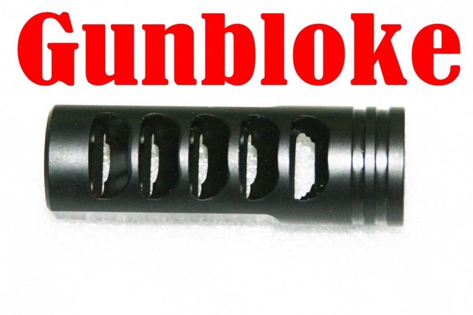 MUZZLE BRAKE REVERSE VENTING .308 THE DOMINATOR STEEL 5/8x24 Ruger ...