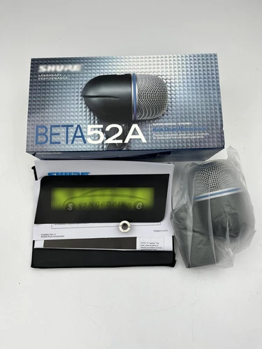 Shure Beta 52A Dynamic Supercardiod Kick Drum Microphone For Shure Microphone US | eBay