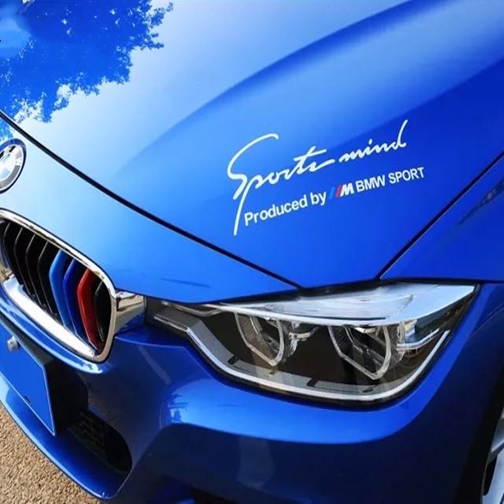 2PC Sports Mind Powered by M Sport sticker Decal for BMW E60 E70 E90 ...