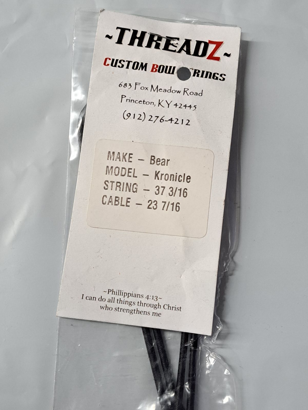 Threadz Custom Bow Strings (Different Makes & Models) | eBay