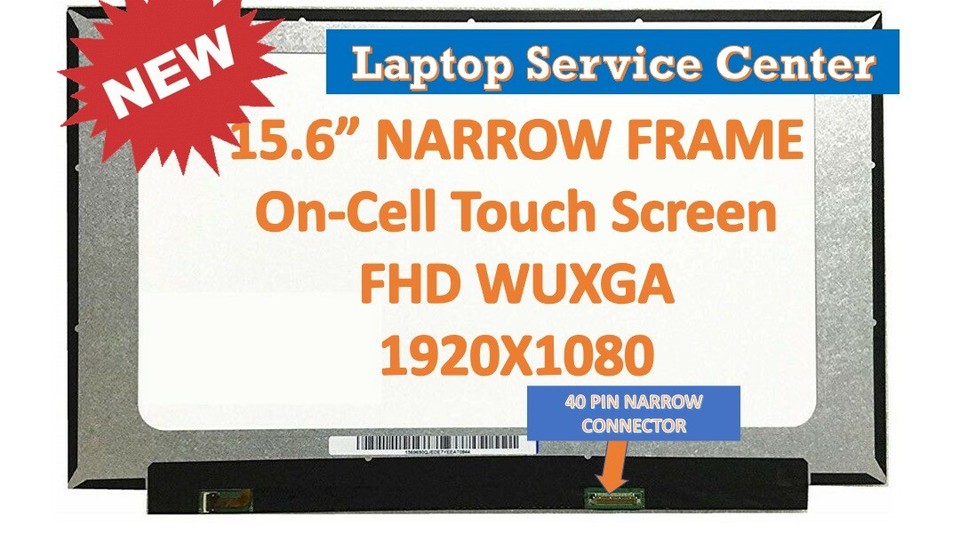 NV156FHM-T06 NV156FHM T06 Laptop LCD Touch Screen Display Panel EDP 40 ...
