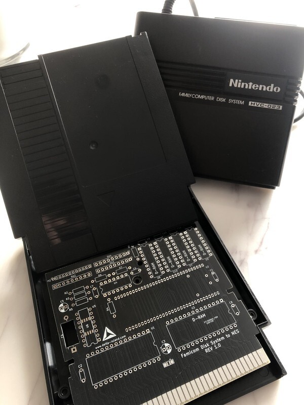 FDS2NES : PCB for transform Famicom Ram Adapter HVC-023 to NES ...