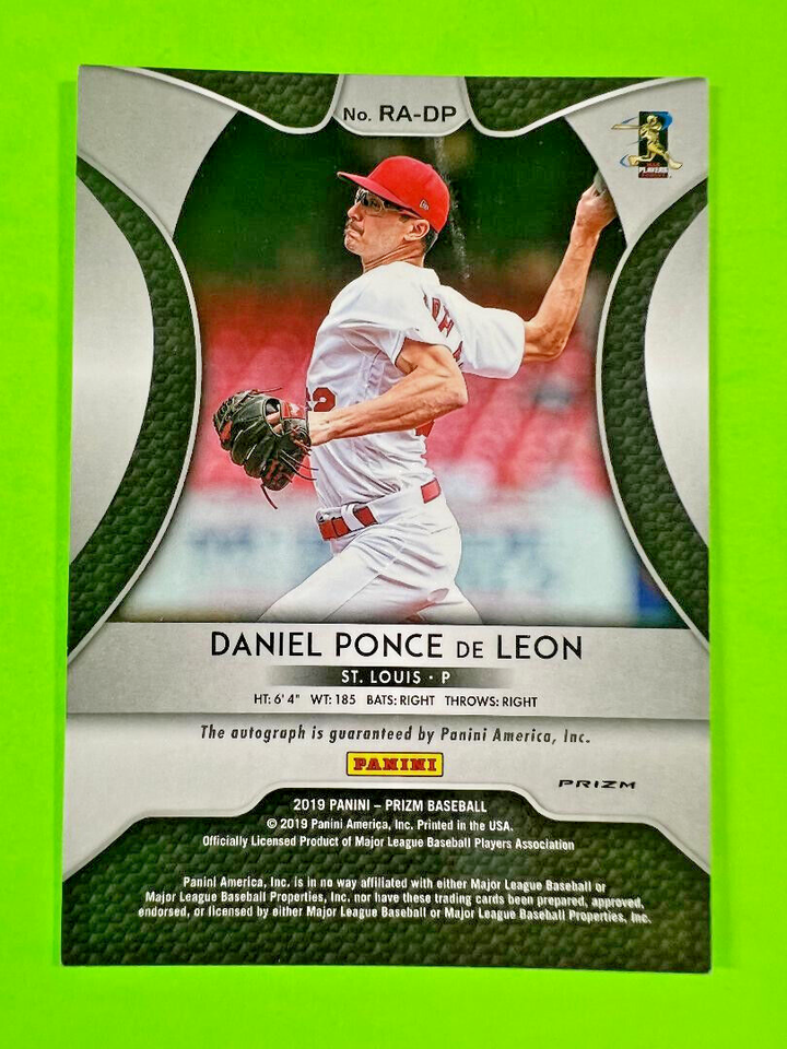 2019 Panini Prizm - Daniel Ponce de Leon - PRIZM Rookie Autograph | eBay