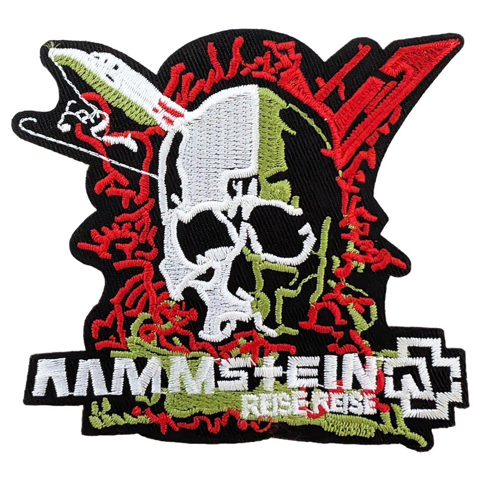 Rammstein Patches, Iron On Embroidery Band Patches, Rammstein Logo ...