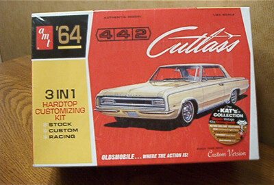 AMT '64 OLDSMOBILE 442 CUTLASS MODEL KIT 1/25 SCALE 3 IN 1 Customizing ...