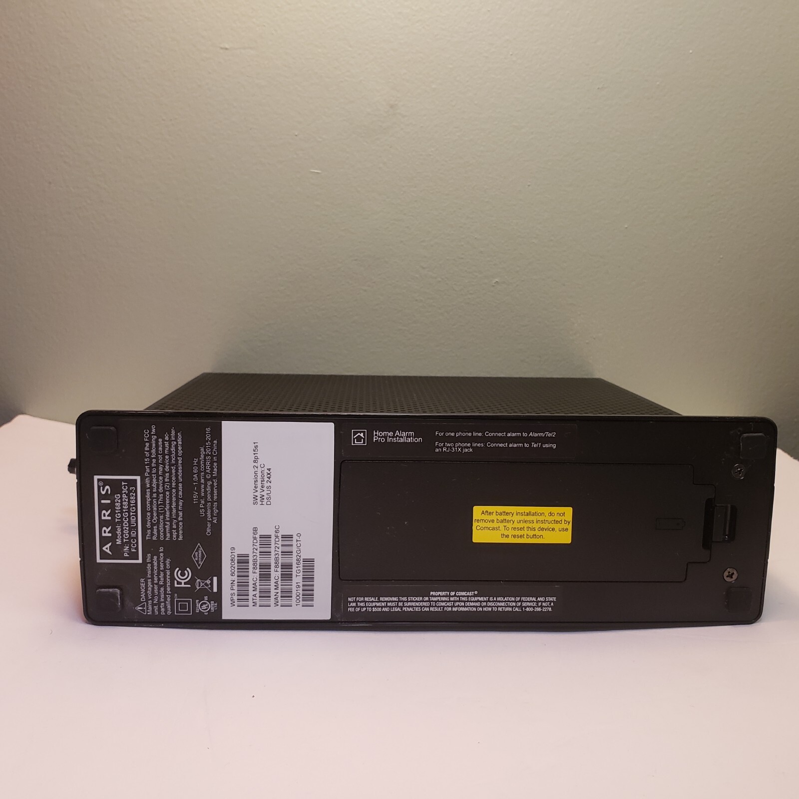 ARRIS TG1682G Wireless Modem Router xfinity AS IS | eBay