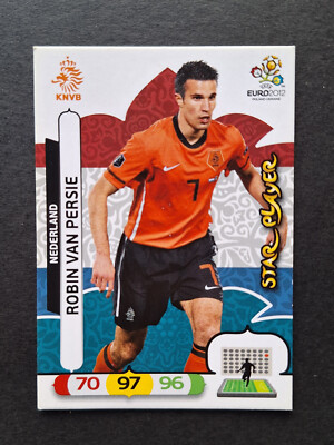 Robin Van Persie Netherlands Panini Card UEFA Euro 2012 Poland-Ukraine ...