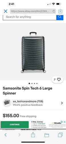 NWT Samsonite Spin Tech 6 Large Spinner 31.25” In Dusty Olive | eBay