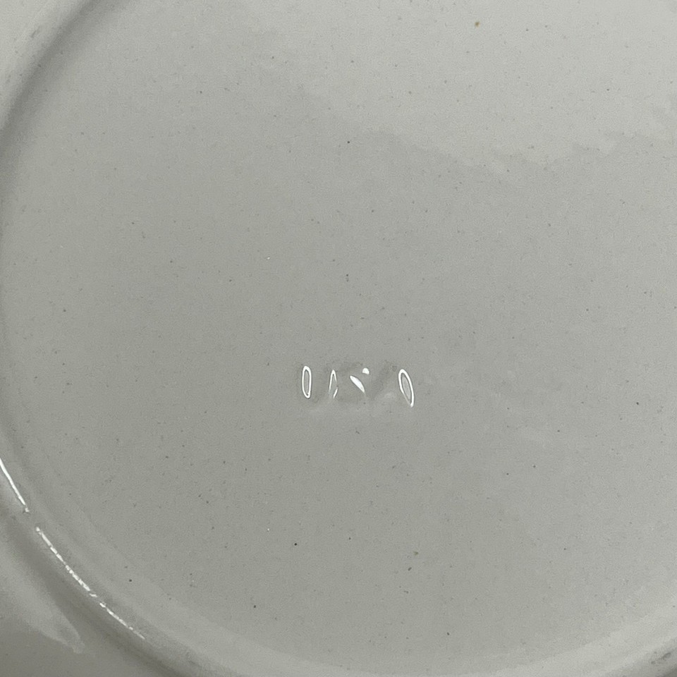 Vintage Set of 4 Cheese Appetizer Plates Stoneware USA White Yellow ...