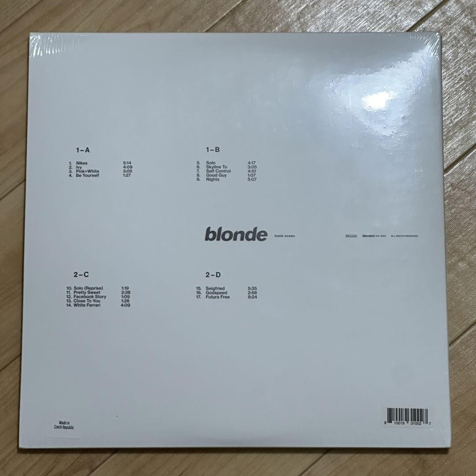 Official Blonde - Frank Ocean Record | eBay