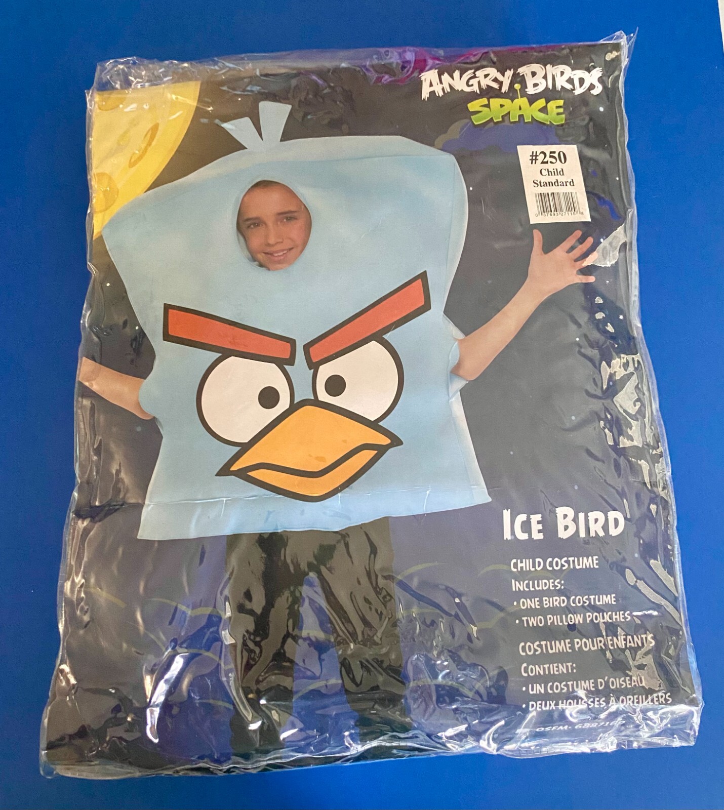 Angry Birds Space Blue Ice Bird Costume Child One Siz… - Gem