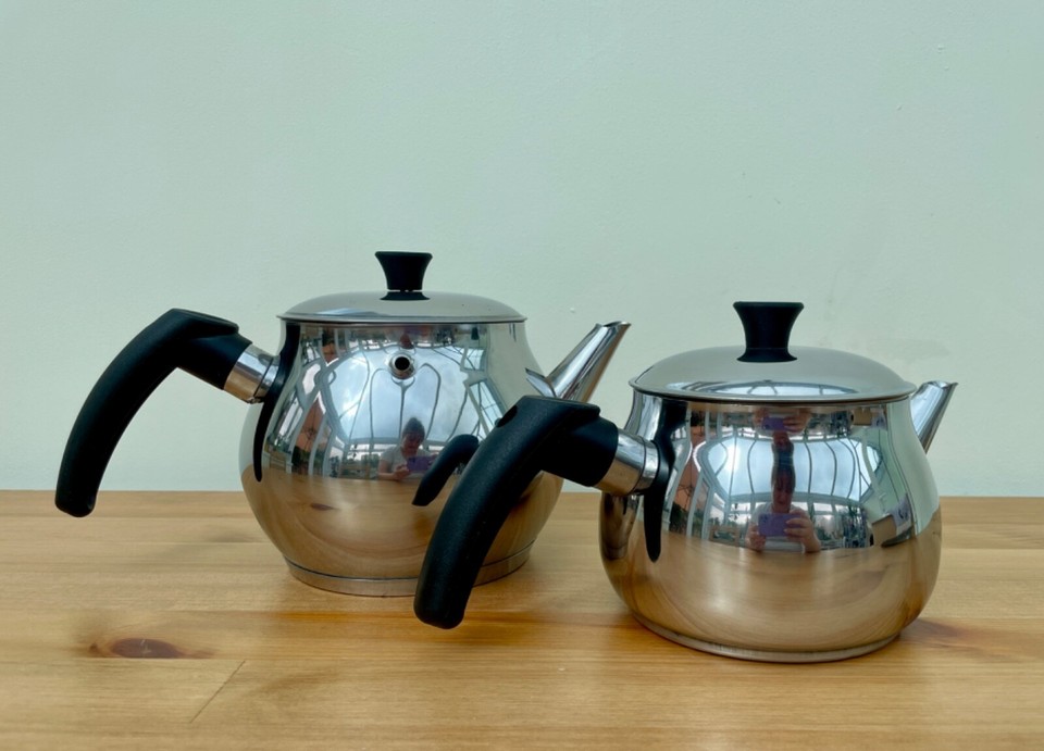 Traditional Teapot Stainless Steel Caydanlik Turkish Double Kettles XS ...